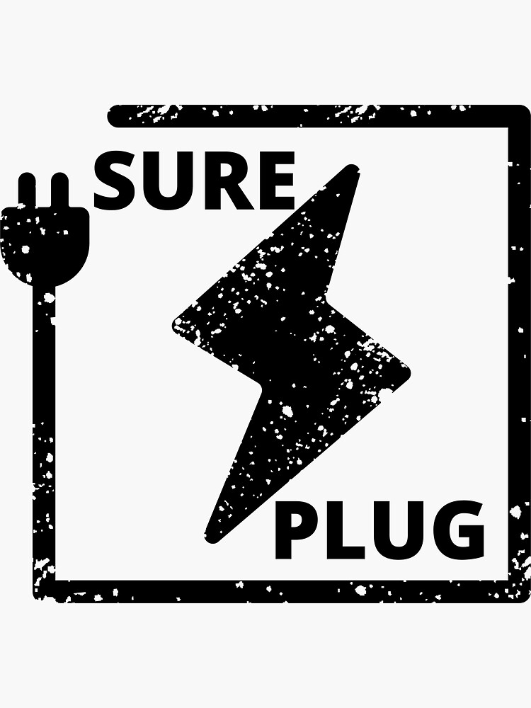 "Sure Plug Motivational inspirational" Sticker for Sale by ElegantWears ...