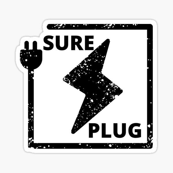"Sure Plug Motivational inspirational" Sticker for Sale by ElegantWears ...