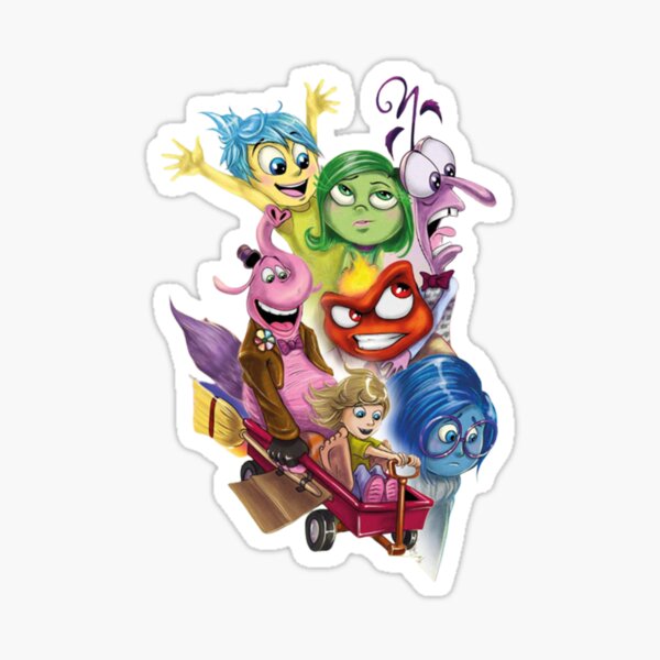 "Inside Out 2" Sticker for Sale by JustArtForFans | Redbubble