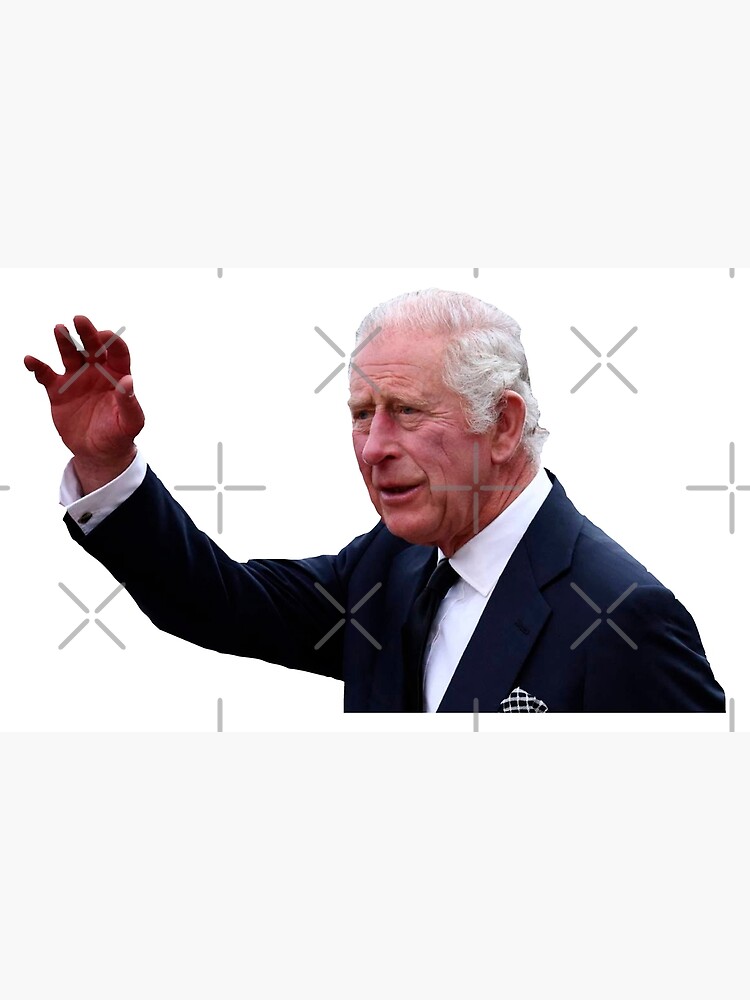 "King Charles III - window decal, sticker" Art Print for Sale by ...