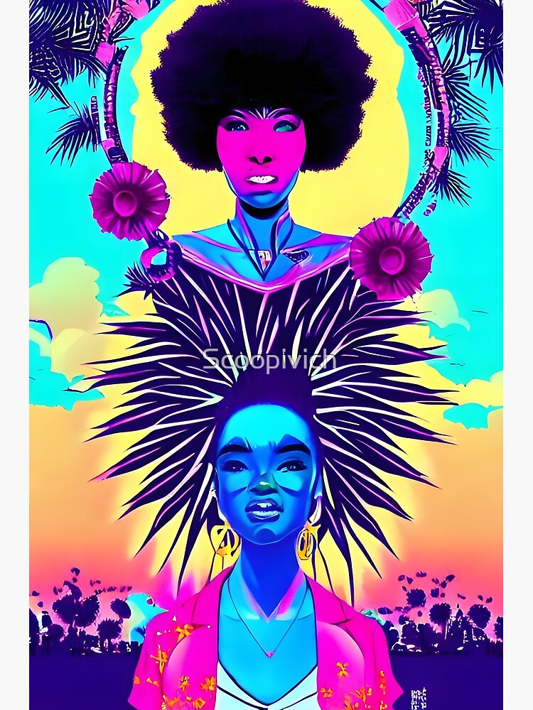 "black girl magic vaporwave aesthetic" Poster for Sale by Scoopivich ...