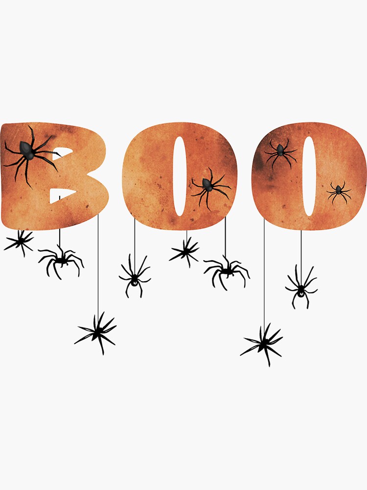"Boo" Sticker for Sale by Ananya3 | Redbubble