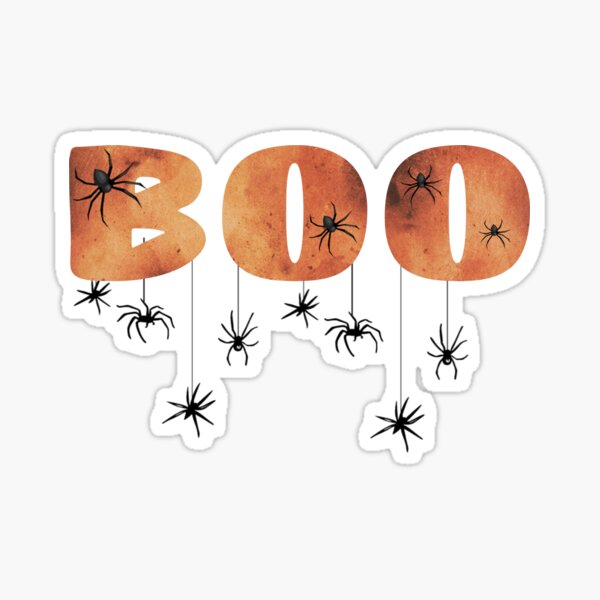 "Boo" Sticker for Sale by Ananya3 | Redbubble