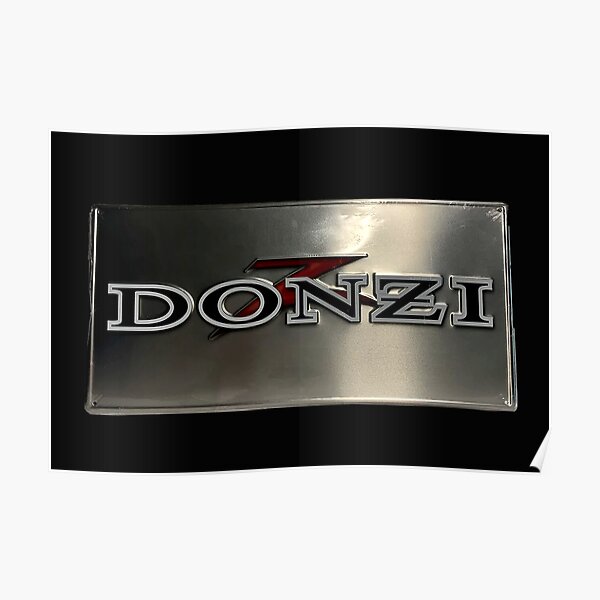 "Donzi Boats Metal Plate " Poster for Sale by ChristinasMess | Redbubble