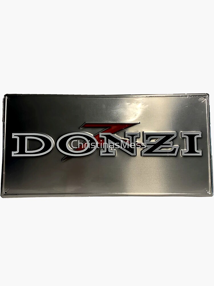 "Donzi Boats Metal Plate " Sticker for Sale by ChristinasMess | Redbubble