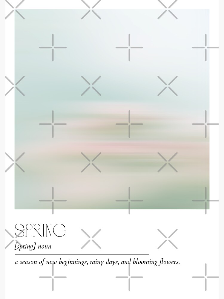"Spring Definition" Sticker for Sale by gatestucker | Redbubble