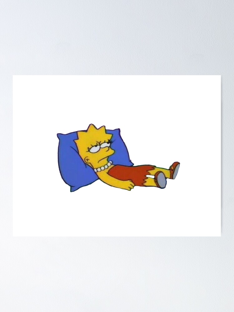 "Sleepy Lisa" Poster for Sale by nort2 | Redbubble