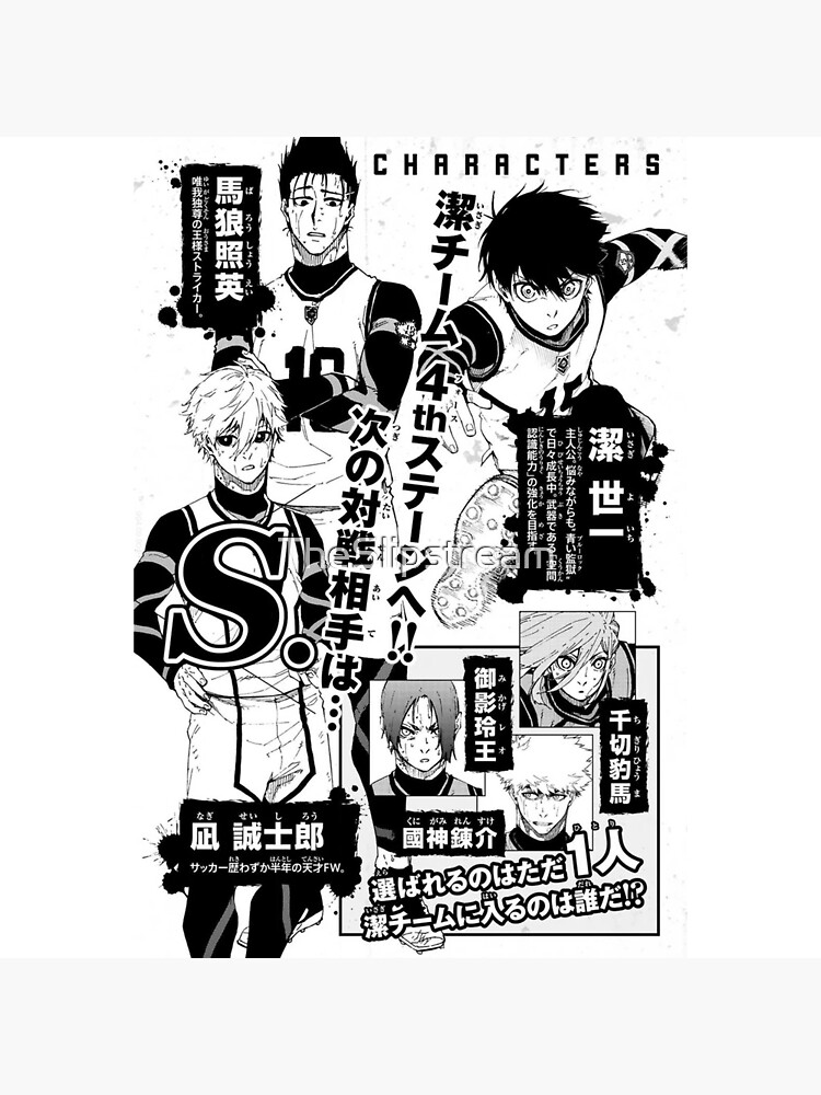 "Blue Lock Character Profile 2" Poster for Sale by TheSlipstream ...