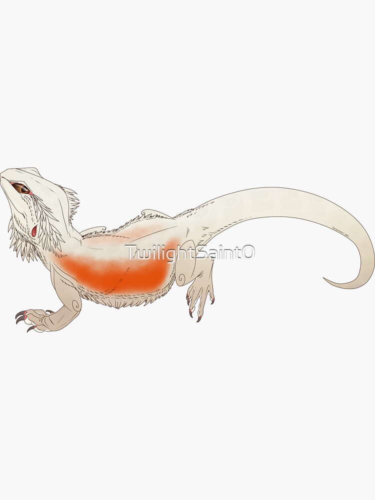 "Hypo Witblitz Bearded Dragon" Sticker for Sale by TwilightSaint0 ...
