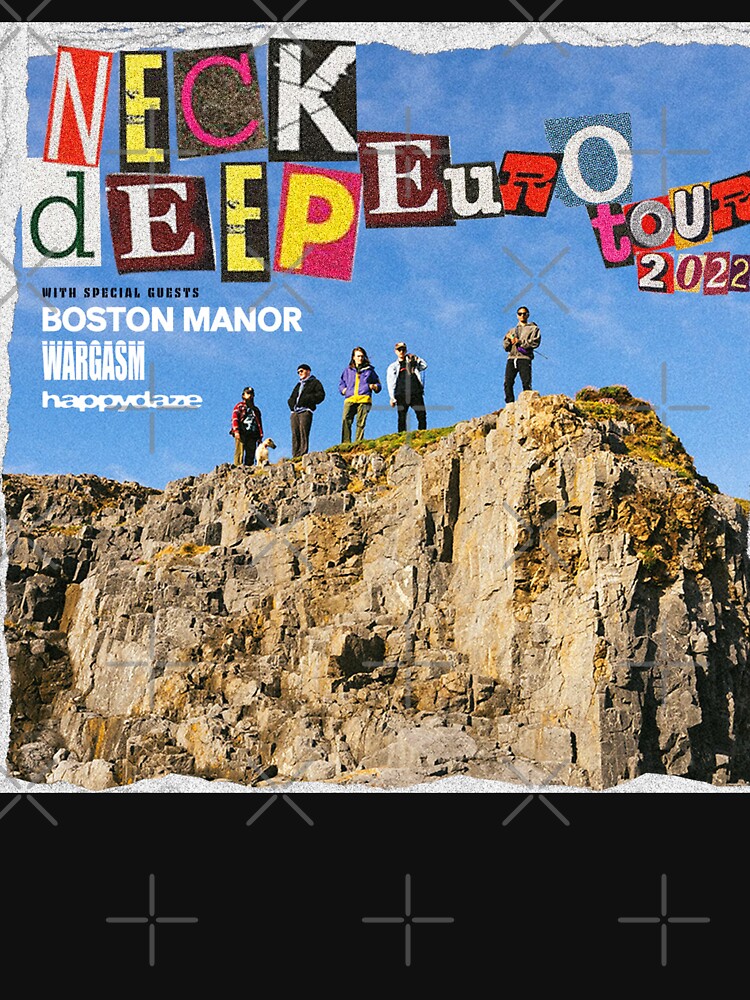 "neck deep euro tour 2022 masep" T-shirt for Sale by ulemaBart ...