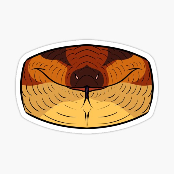 "Woma Python Mask" Sticker for Sale by TwilightSaint0 | Redbubble