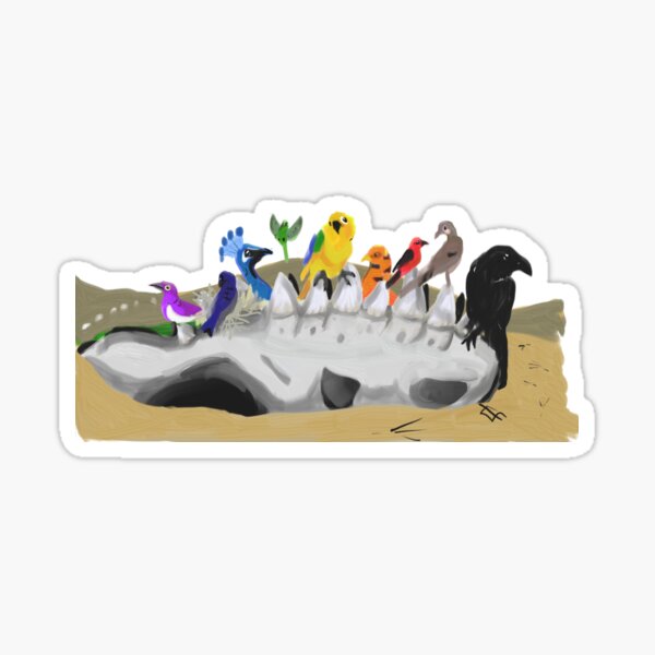 "Fallen Tyrant" Sticker by Muninn | Redbubble