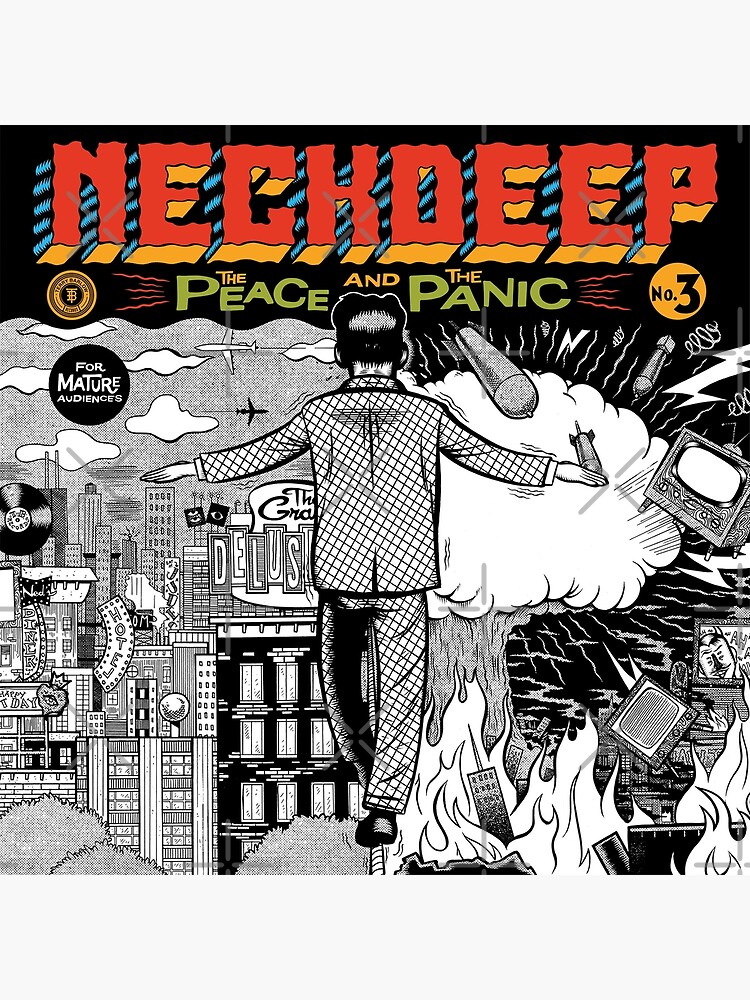 "neck deep peace tour 2023 masgus" Poster for Sale by ooredav | Redbubble