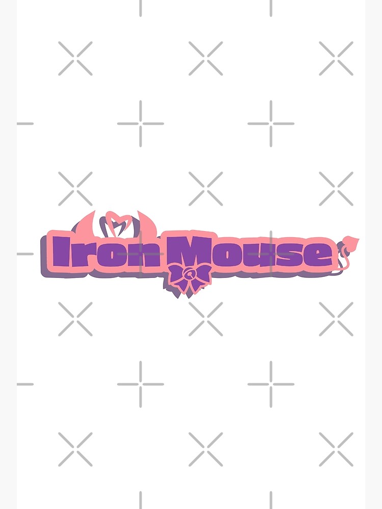 "Ironmouse Merch Ironmouse Logo" Poster for Sale by RayessAya | Redbubble