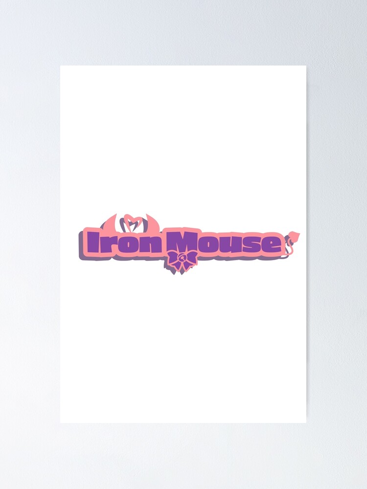 "Ironmouse Merch Ironmouse Logo" Poster for Sale by RayessAya | Redbubble