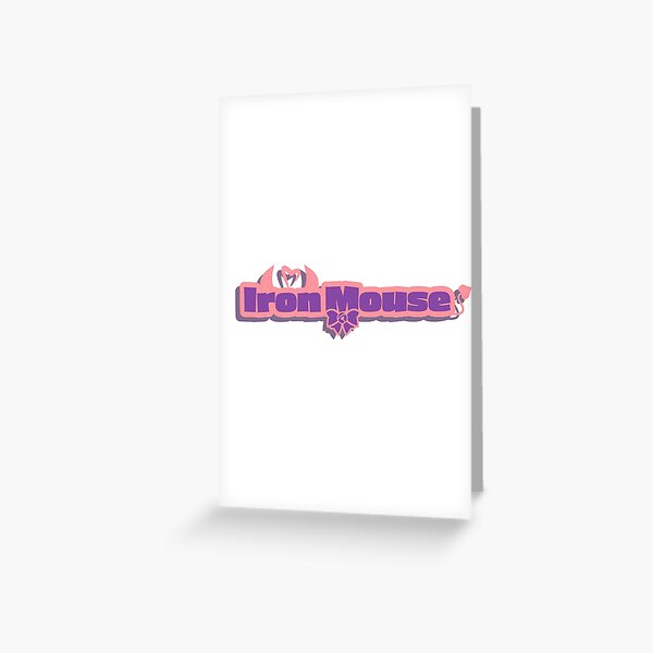"Ironmouse Merch Ironmouse Logo" Greeting Card for Sale by RayessAya ...
