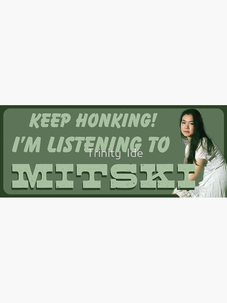 "Mitski Bumper Sticker " Sticker for Sale by trinityide | Redbubble