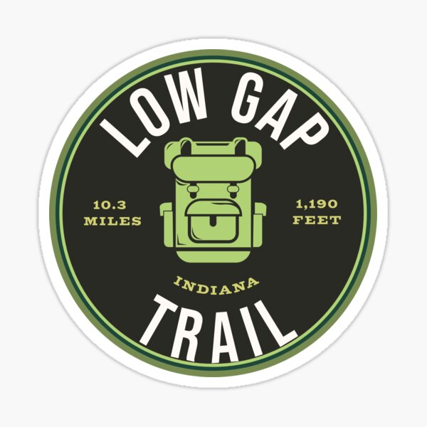 "Low Gap Trail- Morgan Monroe State Forest, Indiana Hiking/Trail" Sticker for Sale by HDScience ...