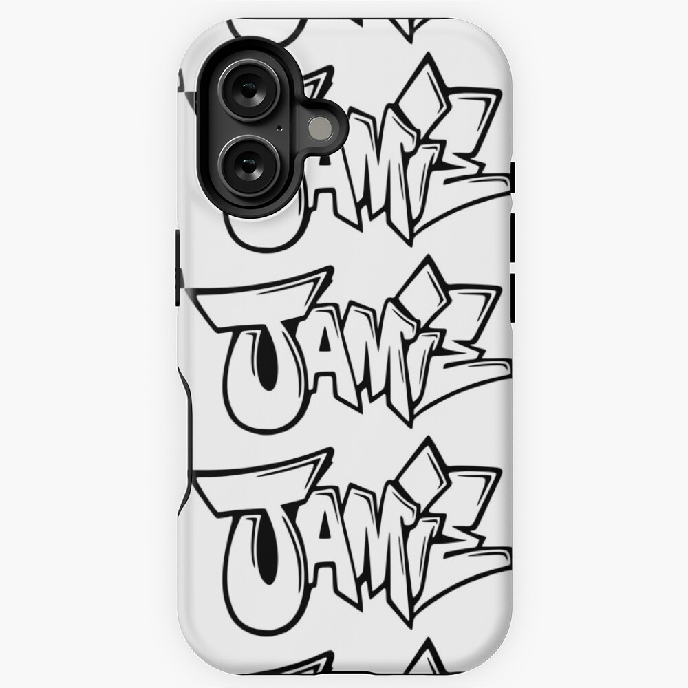 "Jamie - Graffiti Name Design" Sticker for Sale by NameThatShirt ...