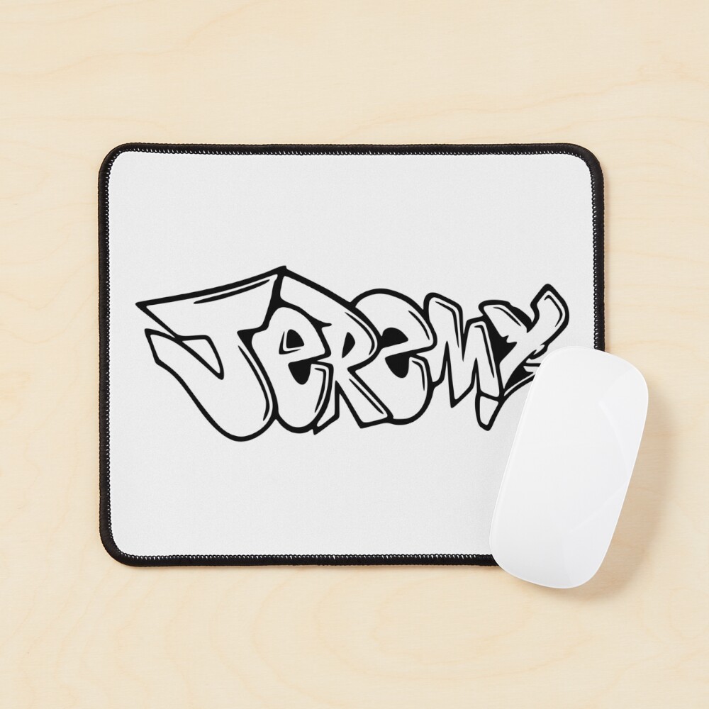 "Jeremy - Graffiti Name Design" Sticker for Sale by NameThatShirt ...