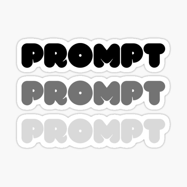 "Prompt fading " Sticker for Sale by Wolf-Bird-Nest | Redbubble