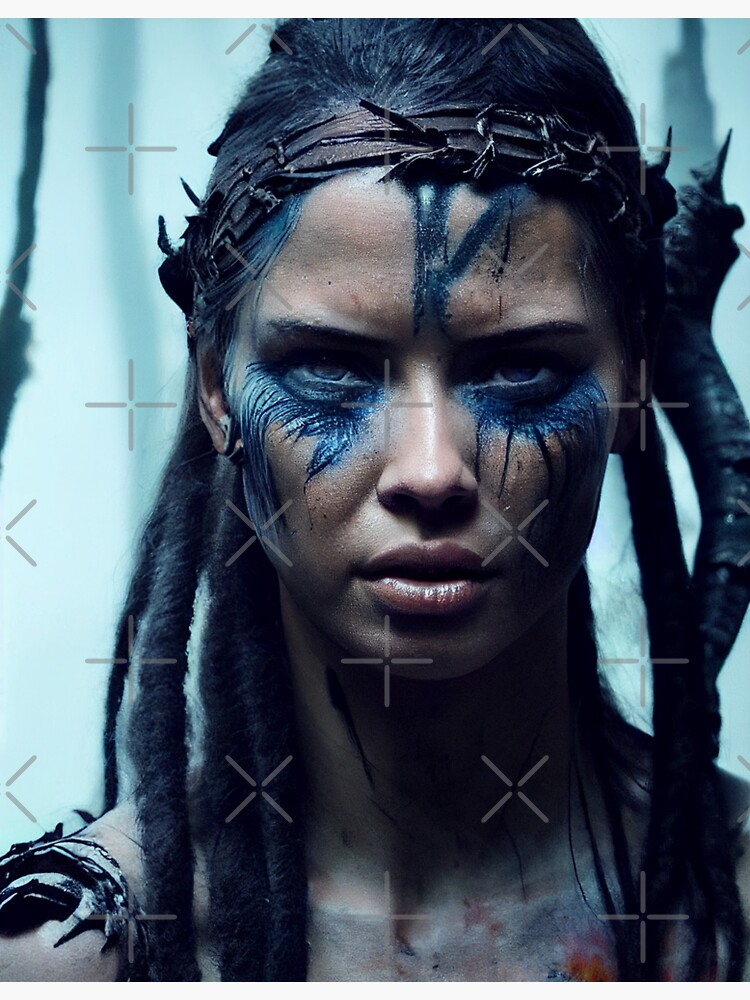 Sticker « Viking Woman Warrior Princess – Portrait féminin d'une femme ...