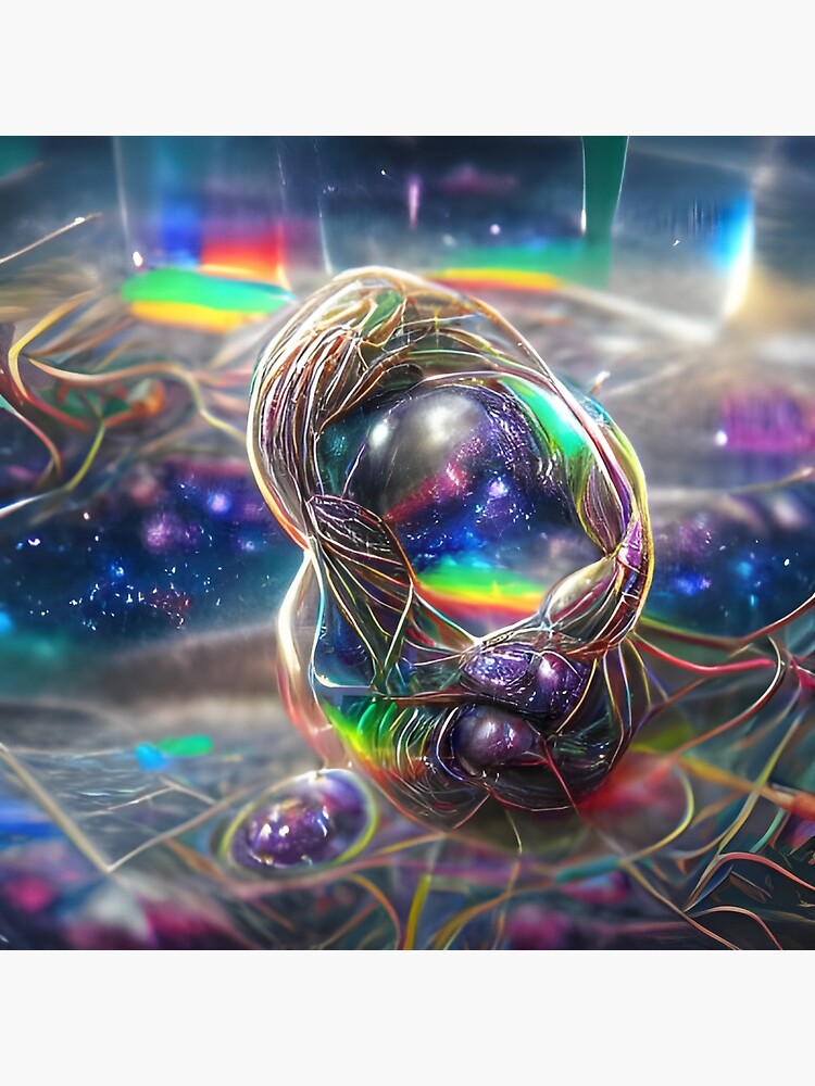"Space Opals and String Theory " Poster for Sale by nocturnAIArt ...