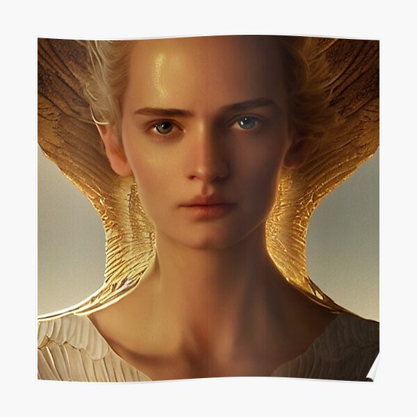 "Golden Angel XIII" Poster for Sale by triefer | Redbubble