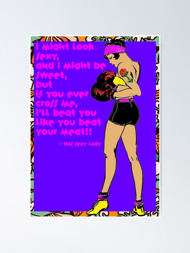 Sexy Lady Poster For Sale By Outlandishstash Redbubble