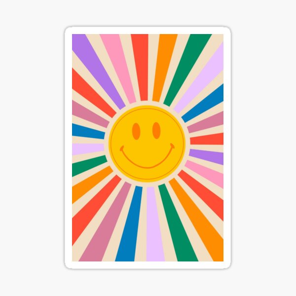 "Happy Smile Face" Sticker for Sale by laurennassii | Redbubble