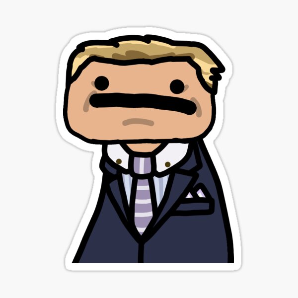 "Howard Hamlin" Sticker for Sale by MrMeowser | Redbubble