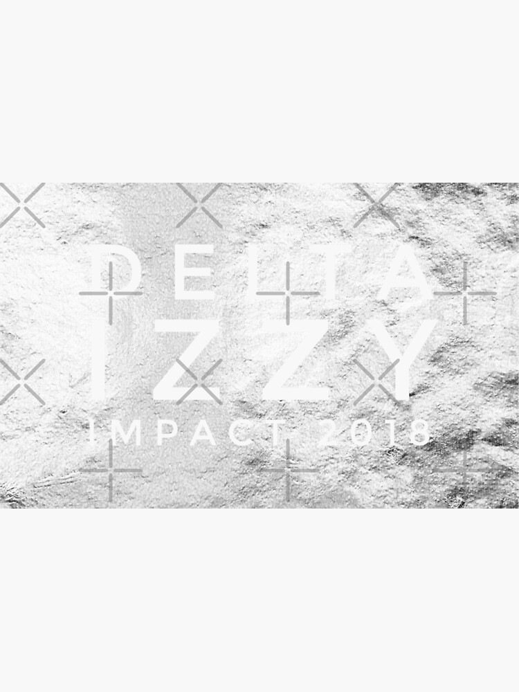 "Delta Izzy" Sticker for Sale by CraigHallCo | Redbubble