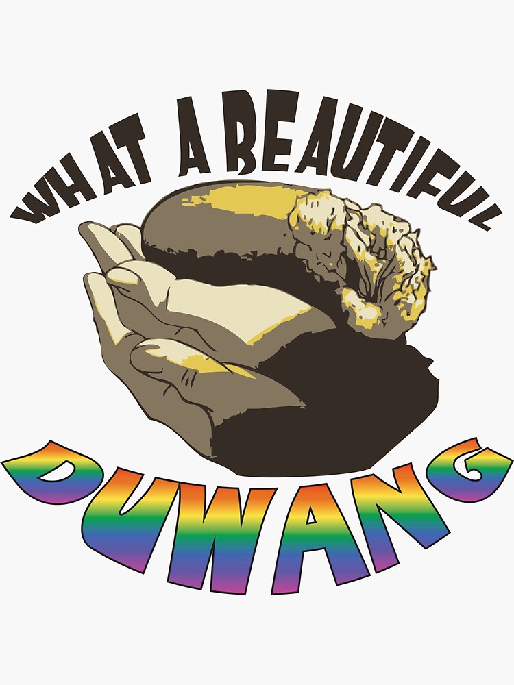 "What A Beautiful Duwang" Sticker for Sale by Irojin | Redbubble