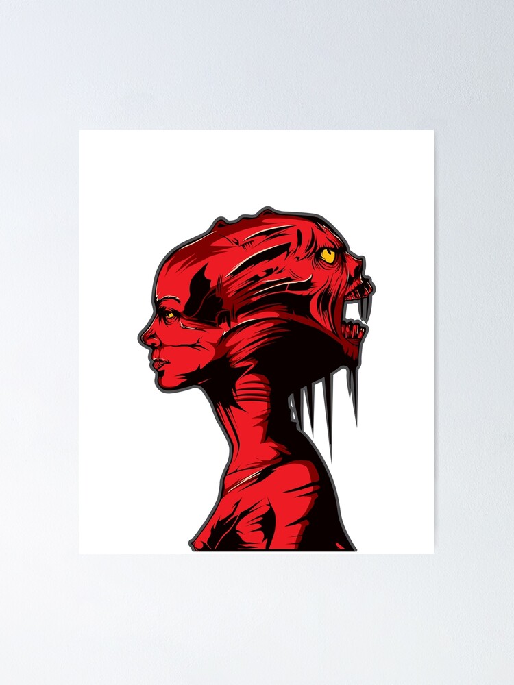 "Two Face" Poster by nelsoncancio6 | Redbubble