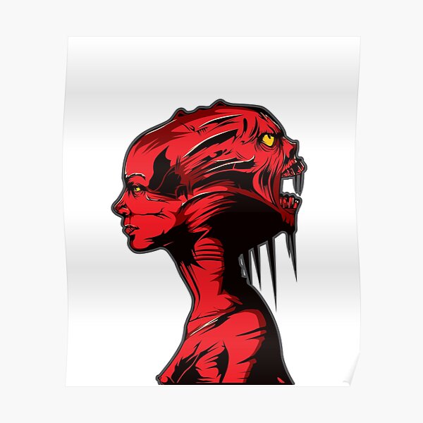 "Two Face" Poster by nelsoncancio6 | Redbubble