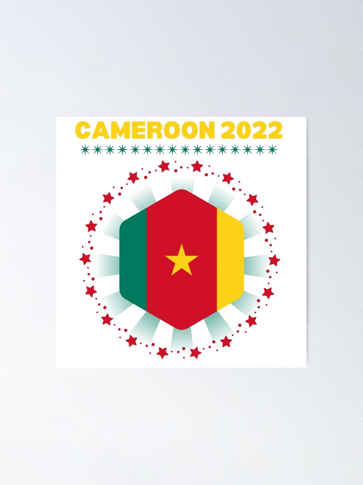 "World Cup Qatar 2022 Cameroon Flag" Poster for Sale by Mr-socololo ...