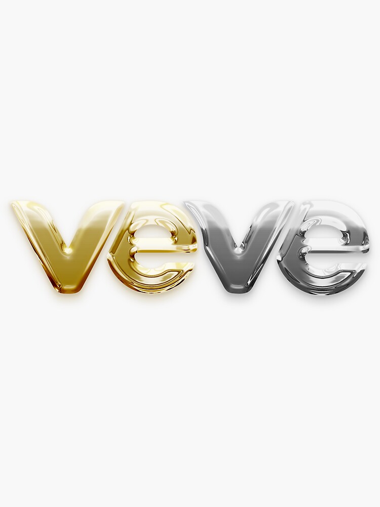 "Gold Silver VeVe Logo - Special Edition" Sticker for Sale by daftchunk ...