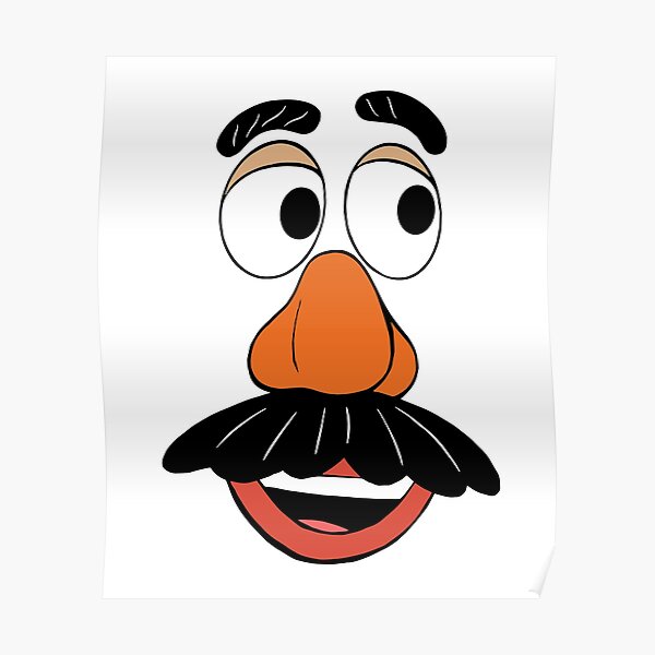 "Mr. Potato Head" Poster for Sale by marsacdurkesd | Redbubble