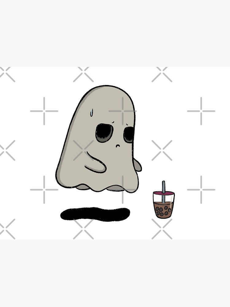 "Boba Ghost" Sticker for Sale by BerryHumanoid | Redbubble