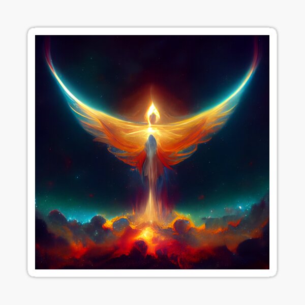 "Rising" Sticker for Sale by EarthandEase | Redbubble