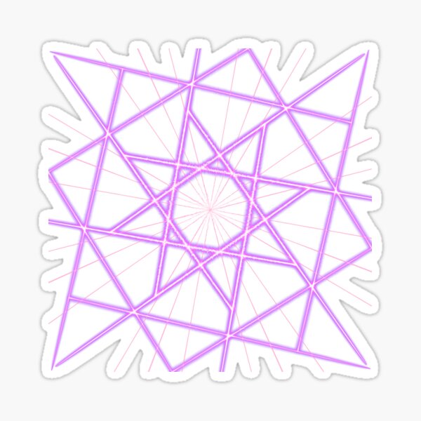 "Neon Purple Glow Stick Grid " Sticker for Sale by TheAlienAurora ...