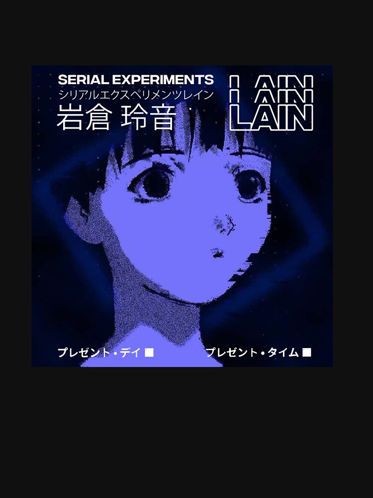 "Serial Experiments Lain" T-shirt for Sale by SPONKII | Redbubble ...