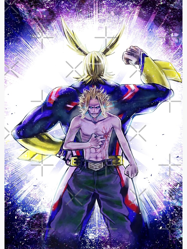 "All Might My Hero Academia Anime Fanart" Poster for Sale by ...