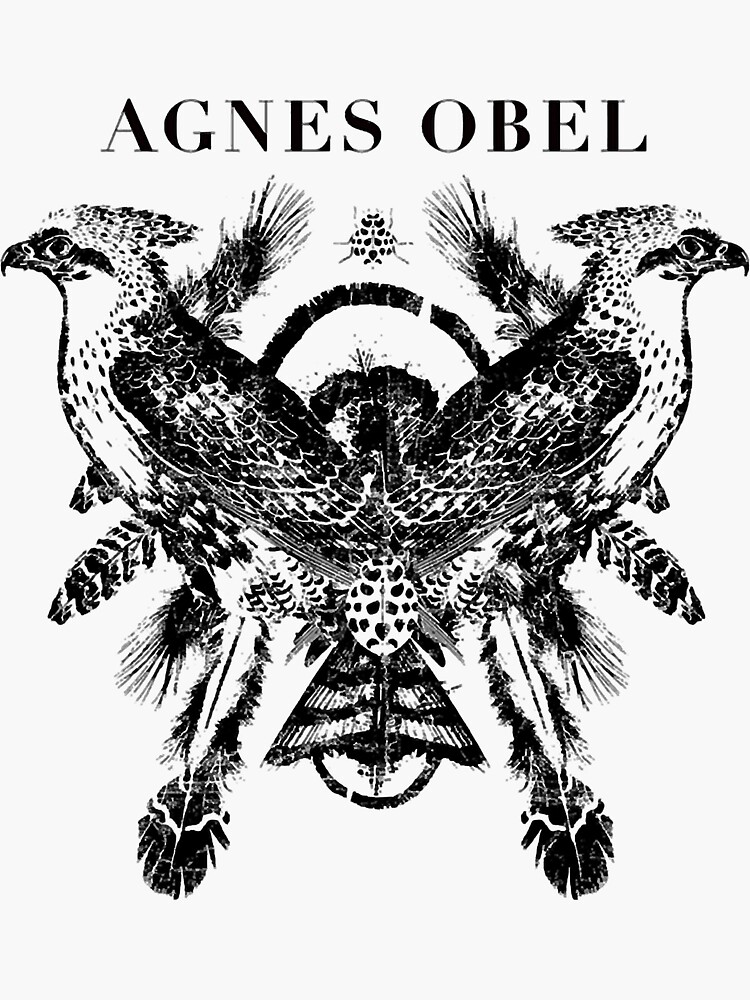 "Singer Angel Obel" Sticker for Sale by Lilianiggins | Redbubble