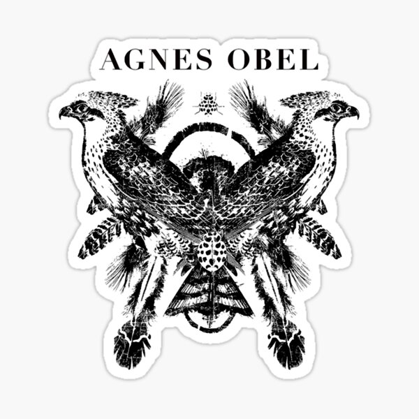 "Singer Angel Obel" Sticker for Sale by Lilianiggins | Redbubble