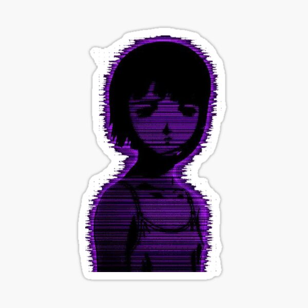 "Serial Experiments Lain" Sticker for Sale by SPONKII | Redbubble