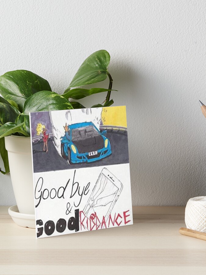 "Goodbye & Good Riddance Album Cover Art" Art Board Print for Sale by ...