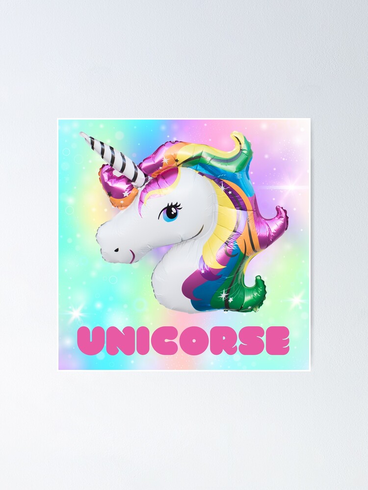 "unicorse" Poster for Sale by ContourDesigns | Redbubble