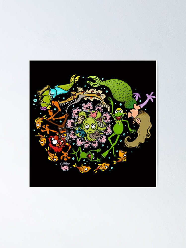 "Octopus' Garden with the Muppets" Poster for Sale by Susan1235QWE ...
