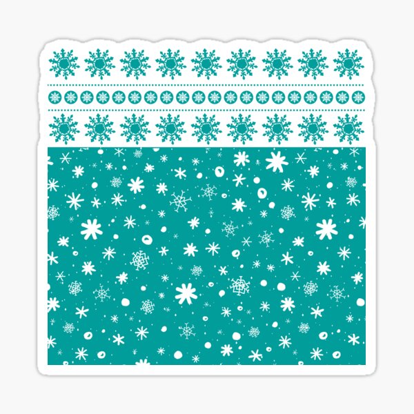 "Snowflakes falling on a winter night" Sticker for Sale by huape ...